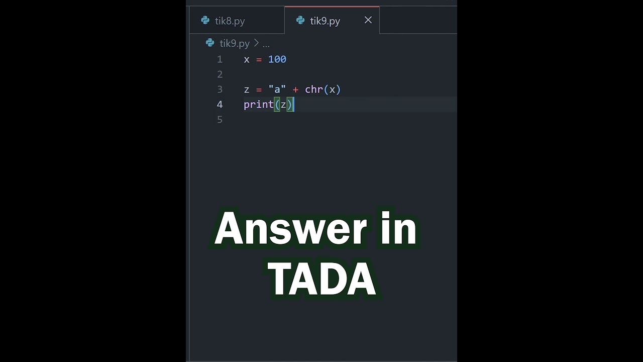 Can you solve this? Python QUIZ #20 #pythonprogramming #python #pythonquestions #shortyoutube