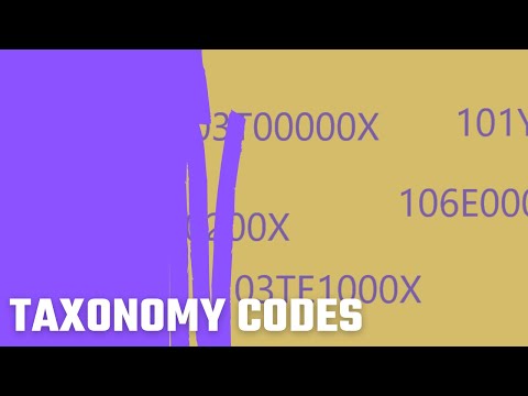 Taxonomy Codes in Healthcare