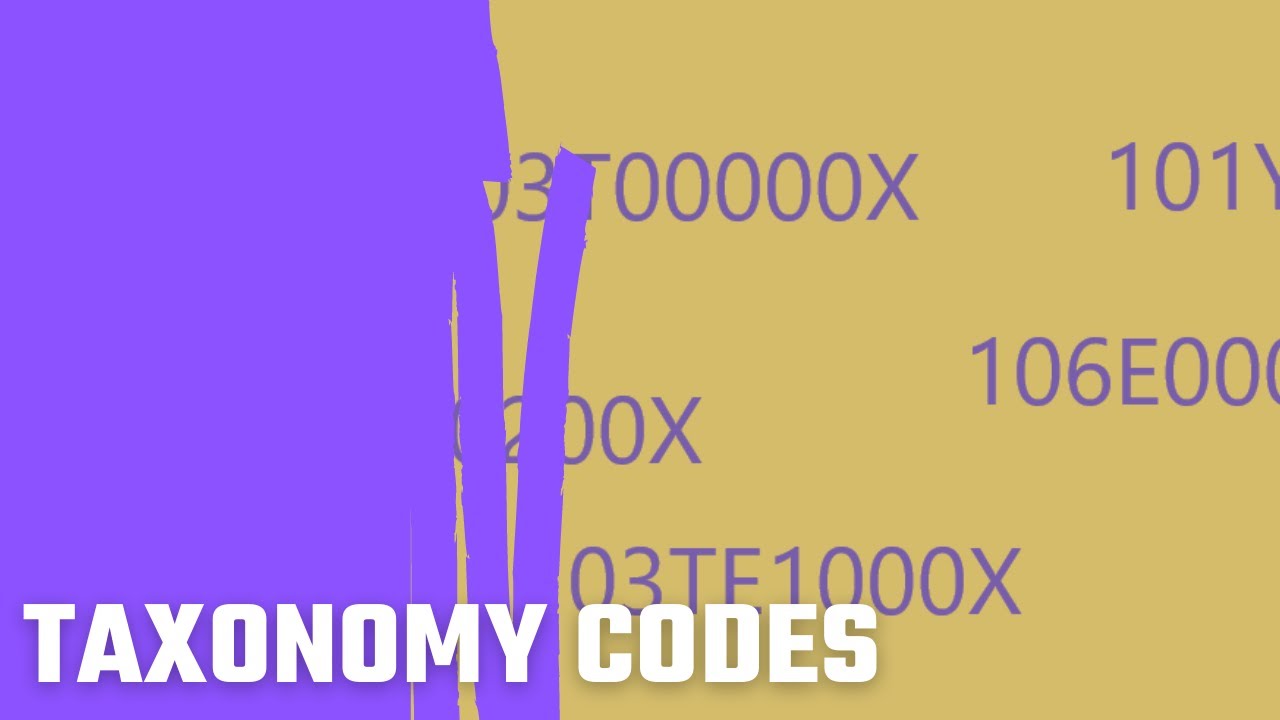 Taxonomy Codes in Healthcare
