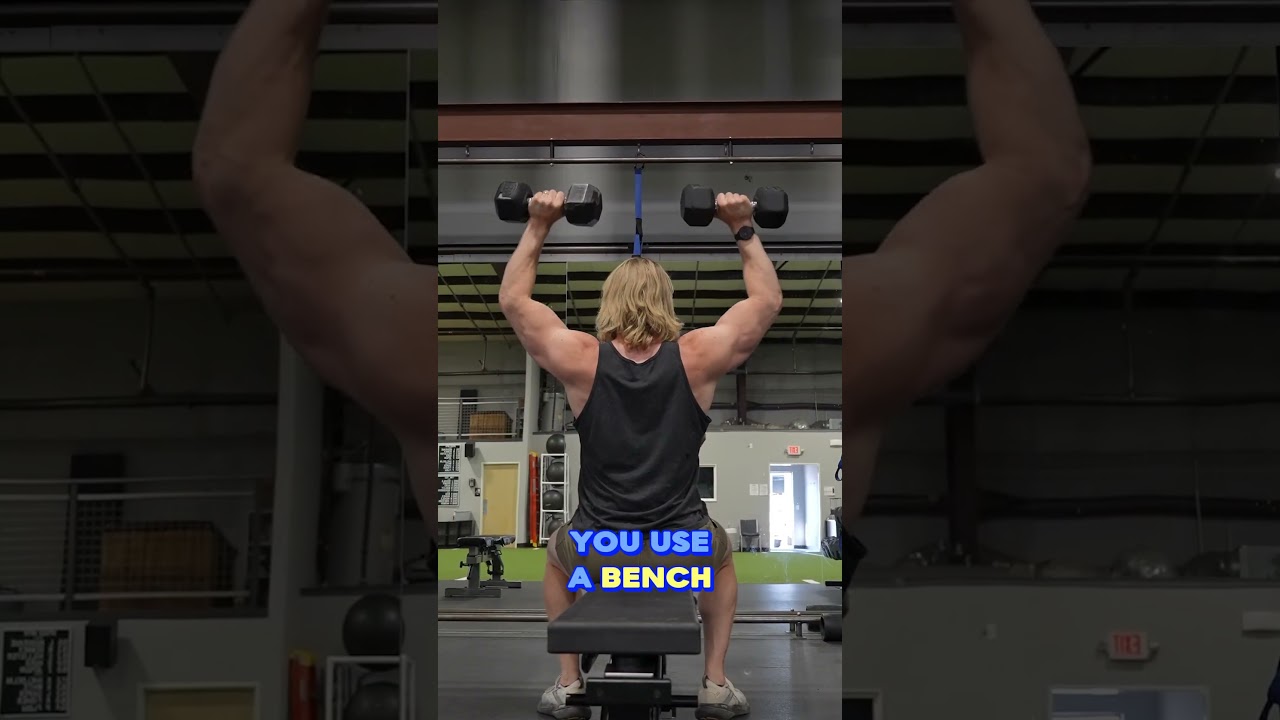 How To: Seated Dumbbell Shoulder Press Exercise Tutorial