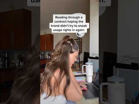 🚨PSA: read your influencer contracts and keep an eye out for THIS