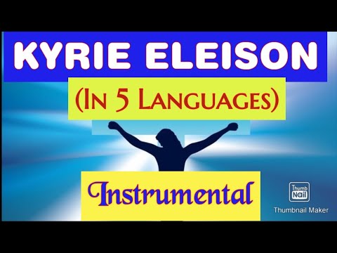 KYRIE ELEISON IN 5 LANGUAGES (Latino, Italiano, Cebuano, Tagalog, English) - Minus One