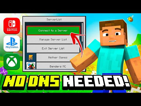 *NO DNS!* How to add Minecraft servers to PlayStation, Xbox, and Switch! *2025!* #minecraft #console