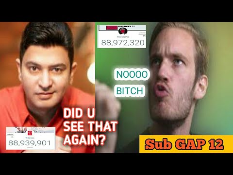 LIVE Moments that T series cross Pewdiepie// 2019 #PEWDIEPIEVSTSERIES