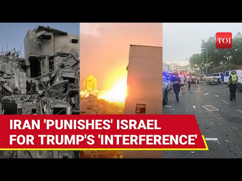 Iran's REVENGE Sends SHOCKWAVES In Israel: 4 Missile Salvos In 60 Mins | Beersheba In Ruins