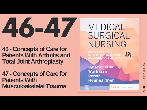 Med-Surg Nursing (Ch 46-47): Care Concepts for Arthritis, Joint Arthroplasty & MSK Trauma