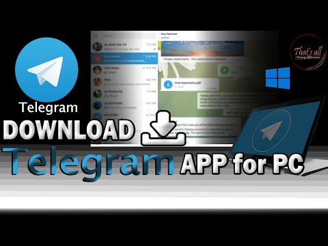 Telegram Download for PC (Windows) |Best App for Messaging |PC Apps Tutorials |Thats All Things2Know