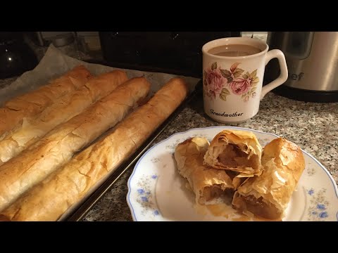 How to make apple strudel with Filo pastry