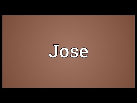 Jose Meaning
