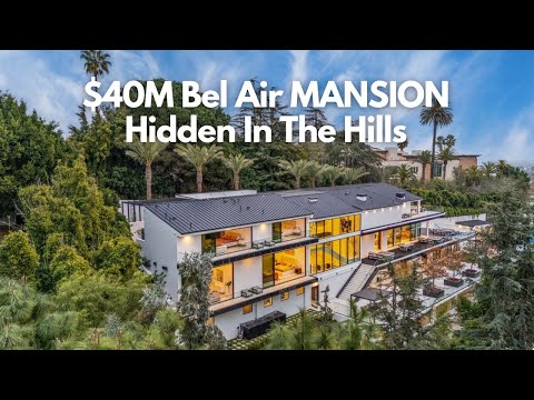 Touring a $40M Hidden Bel Air Luxury SUPER HOME | Los Angeles Home Tour