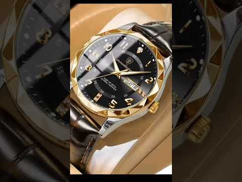 Rs 15$ POEDAGAR Luxury High Quality Watches for Men Sport Quartz Leather Man order Now