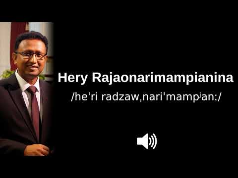 ๐ฒ๐ฌ How to pronounce Hery Rajaonarimampianina (CORRECTLY!)
