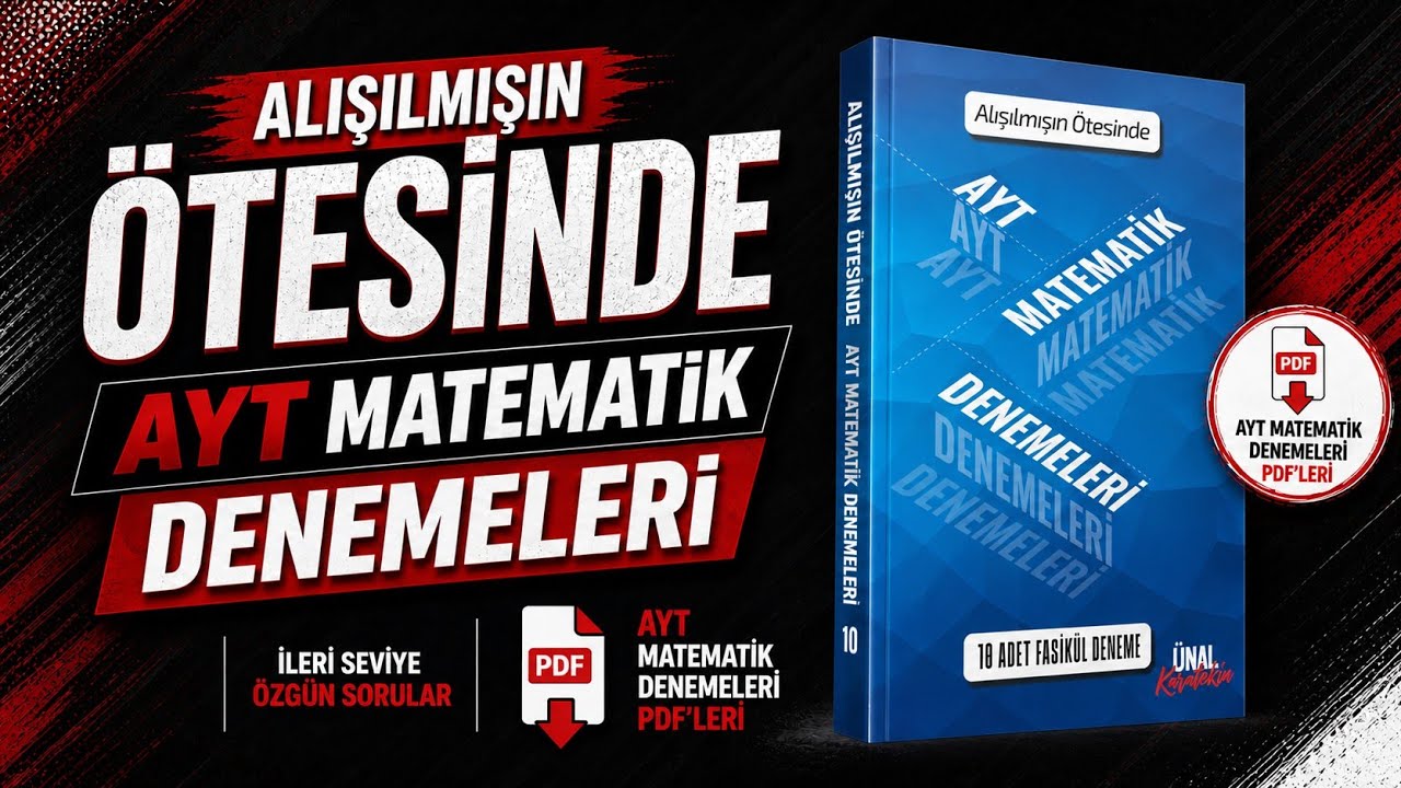 PDF links are in the description. Unconventional AYT Mathematics Subject Practice Tests...