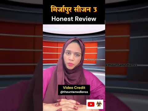 😍 Honest Review of Mirzapur 3 | Pankaj Tripathi, Ali Fazal, Vijay Varma #shortsfeed #shortsvideo