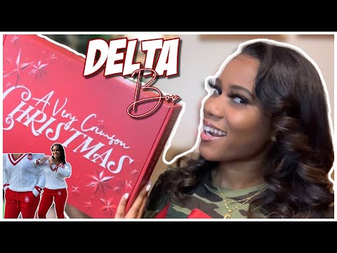 DELTA BOX REVEAL ♥️| +GIFTS| DELTA SIGMA THETA SORORITY INC. |CAMILLE DEADRA
