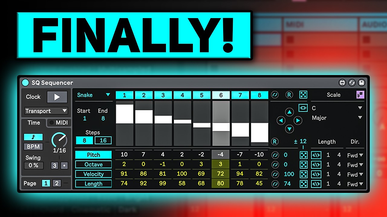 Ableton Live 12 SQ Sequencer | Ableton's Best Sequencer?