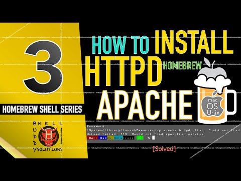 [Homebrew MacOs Unix Shell Series] - How to Install Brew Httpd Server