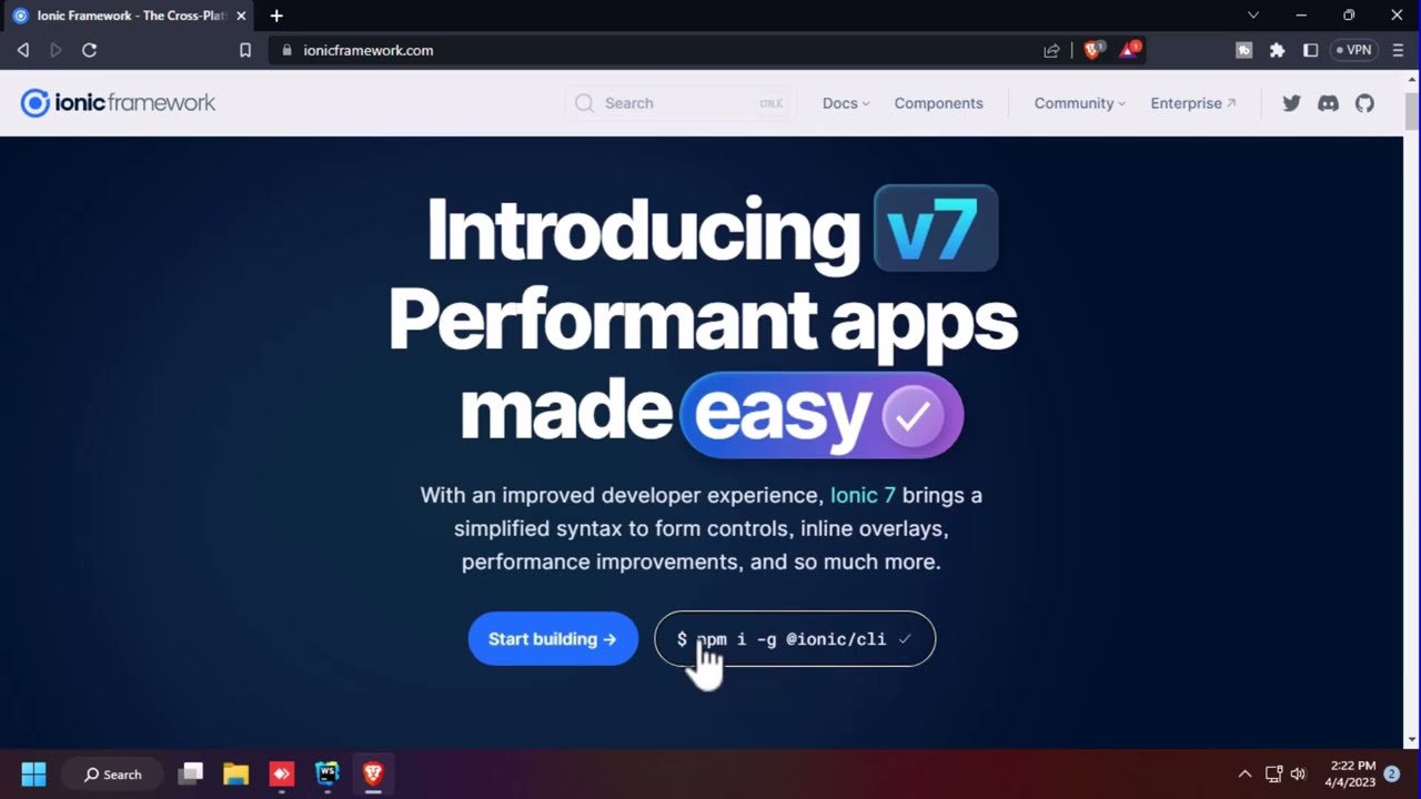 Mobile App  Development Made  Easy Ionic  Framework