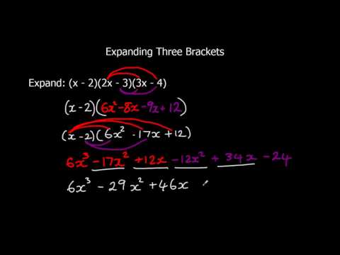 Expanding Triple Brackets