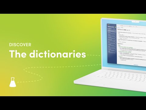 Antidote 12 ā Introduction to the Dictionaries