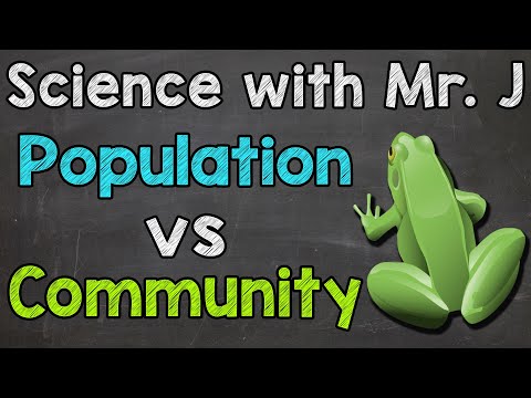 What's the Difference Between a Population and a Community?