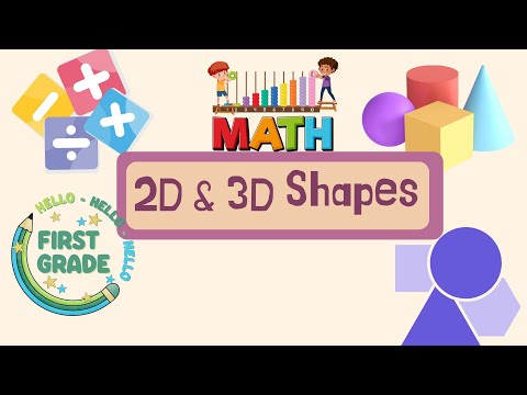 2D and 3D Shapes Lesson explainer