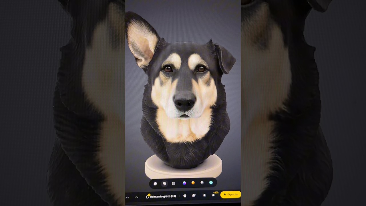 Puedes hacer un modelo 3D de tu mascota con una fotografía #impresion3d #impresora3d