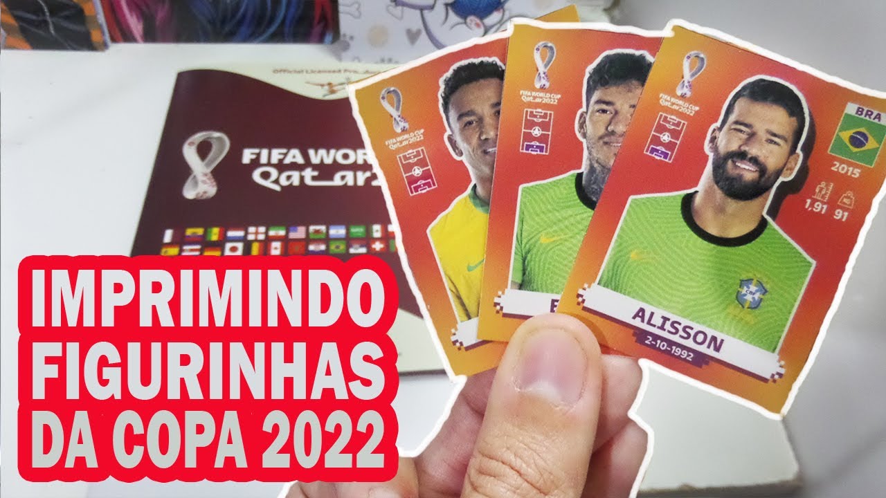 COMO IMPRIMIR DE MANEIRA CORRETA AS FIGURINHAS DA COPA 2022