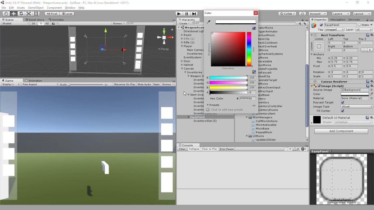 Unity Tutorial Series: Creating a Modular Inventory System: Part 3