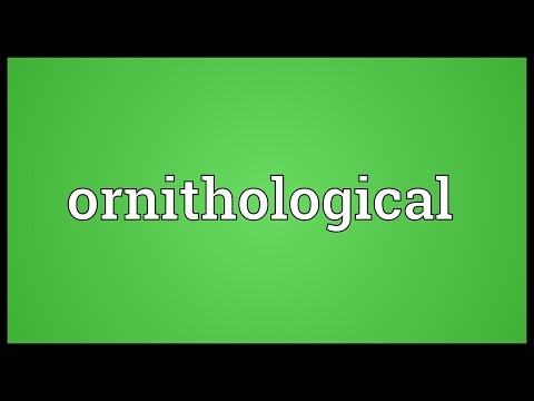 Ornithological Meaning