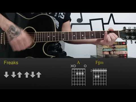 Surf Curse - Freaks | Easy Guitar Lesson Tutorial with Chords/Tabs and Rhythm