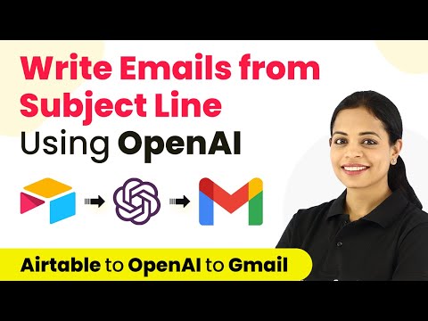How to Write Emails from Subject Line using OpenAI - Airtable, OpenAI, Gmail