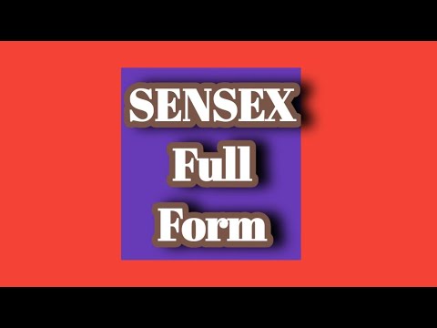 sensex full form