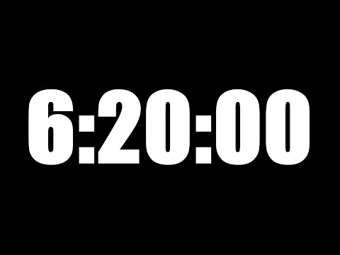 6 HOUR 20 MINUTE TIMER • 380 MINUTE COUNTDOWN TIMER ⏰ LOUD ALARM ⏰