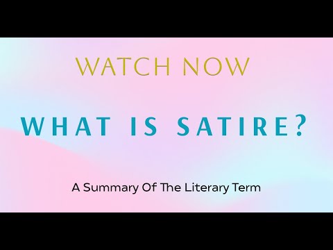 What Is Satire? EXPLAINED!