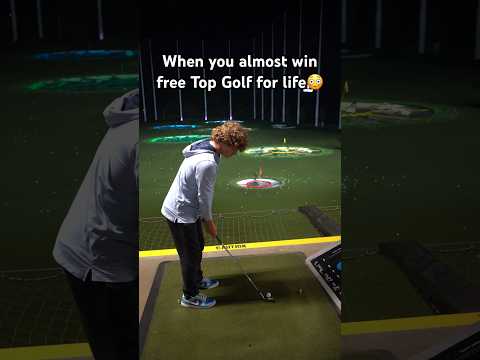 THIS CLOSE to winning FREE Top Golf for life🤏🏼😩