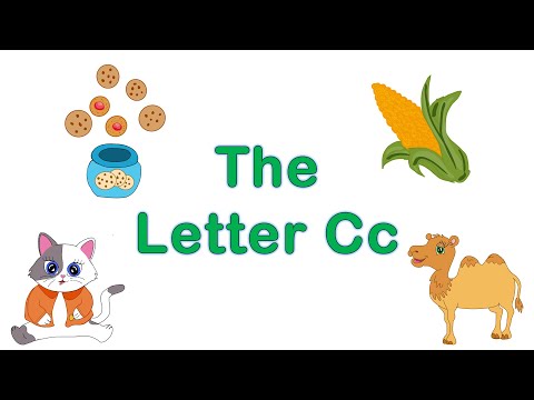 The letter C | How to Write the Letter C | Words that Start With the Letter C