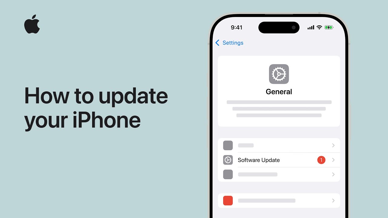 How to update your iPhone | Apple Support