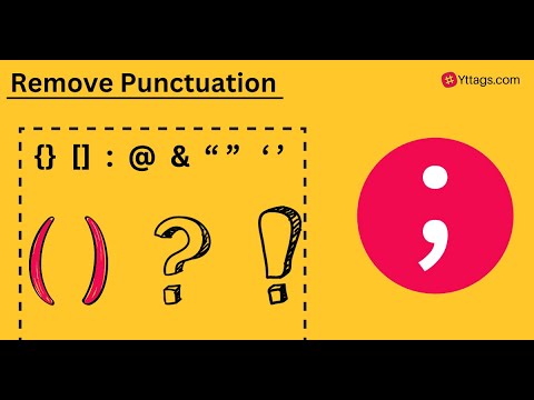 Remove Punctuation from Text Online | Remove Punctuation Characters
