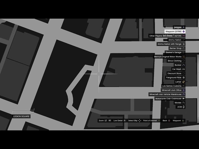 Where is Legion Square in GTA Online?