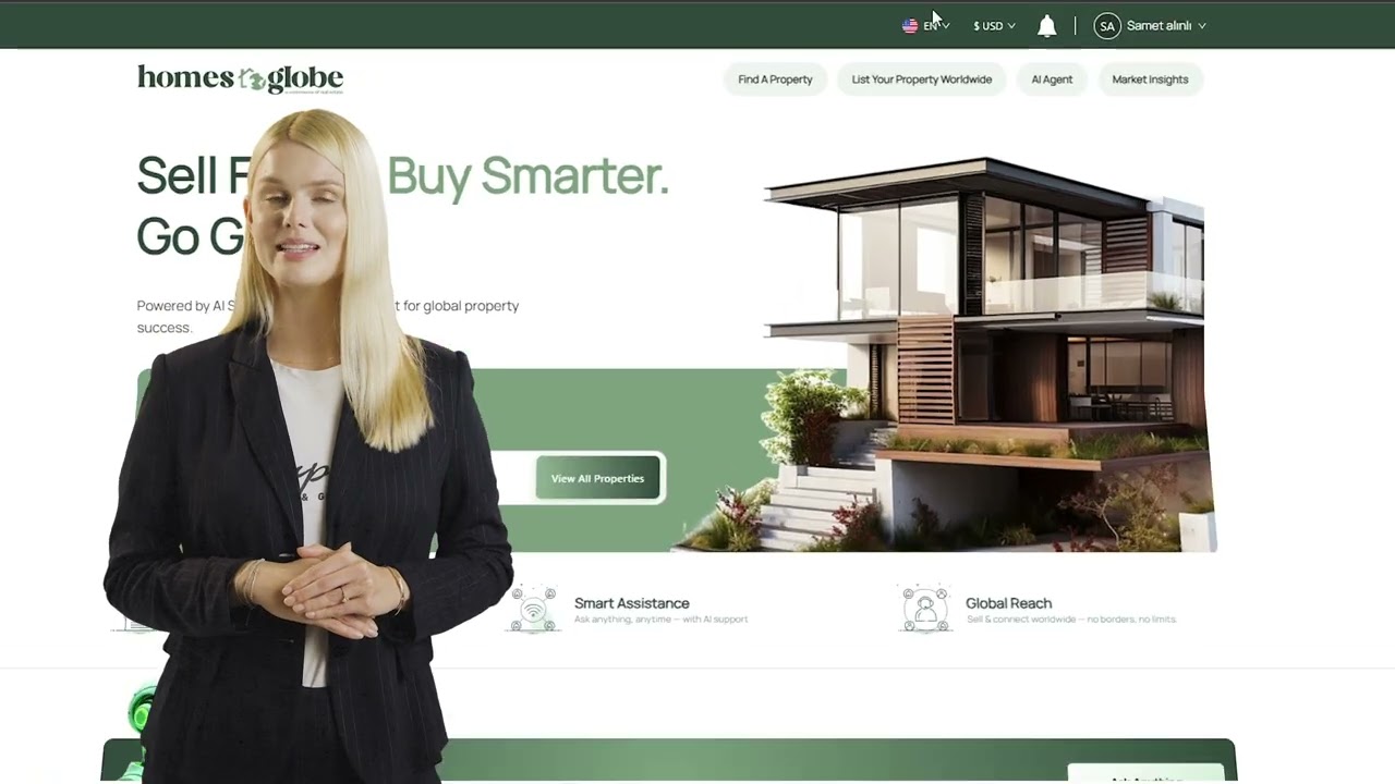 Homes Globe, all-in-one AI platform for #globalrealestate