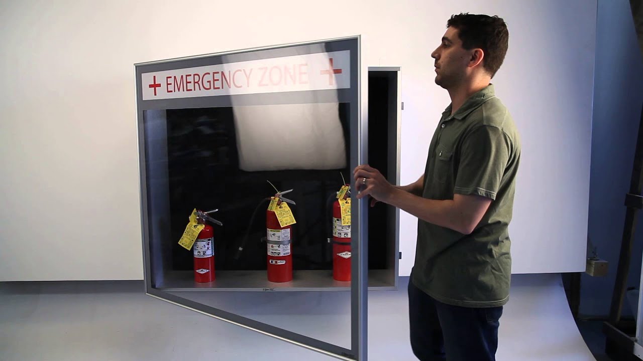 SwingFrame Shadowbox Display Case with Header
