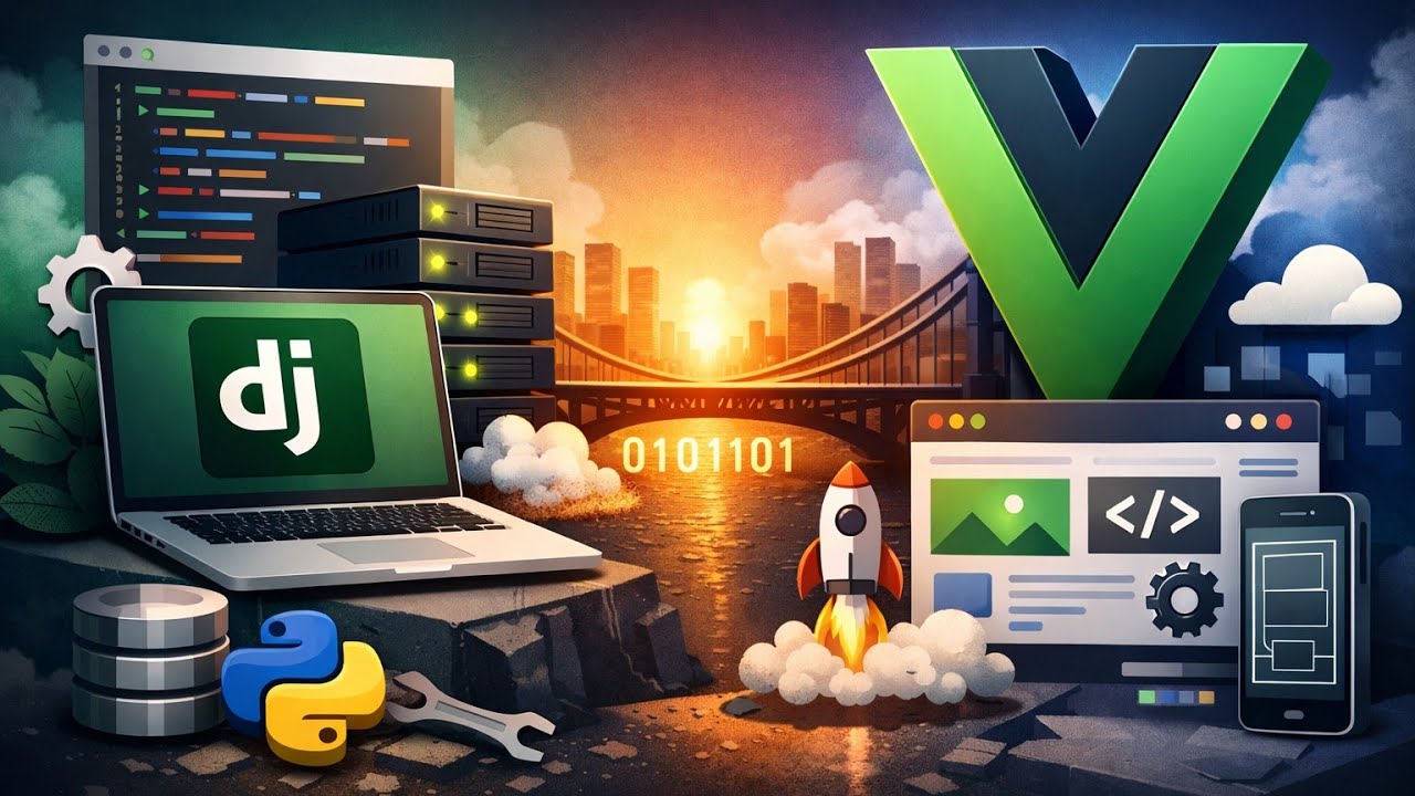 🔥 Fullstack project vuejs and Django Rest Api | Python Backend
