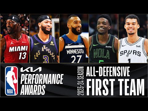 The BEST Of The 2023-24 Kia NBA All-Defensive First Team!