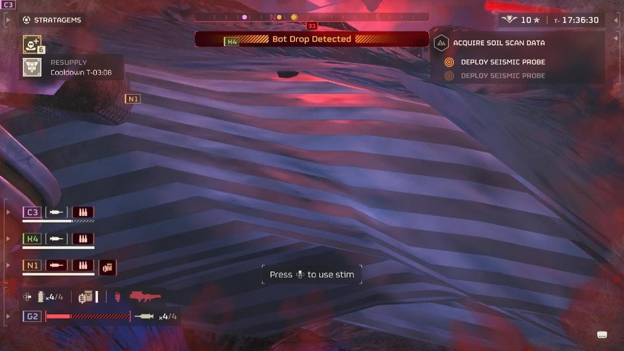 HELLDIVERS 2 Stuck under the terrain glitch