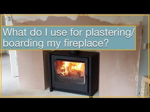 What plaster do you use in a fireplace?