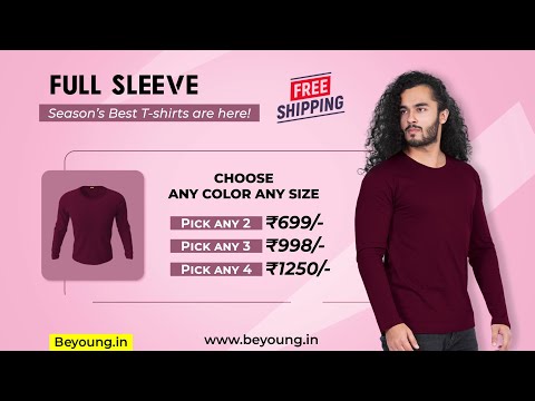 Beyoung's Fantastic Full Sleeve T-shirts for men Online | Best Long Sleeve T-shirts for men