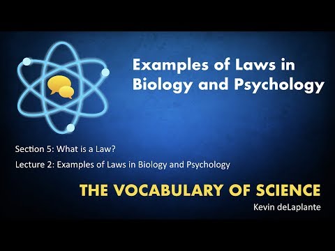 05.02. Examples of Laws in Biology and Psychology