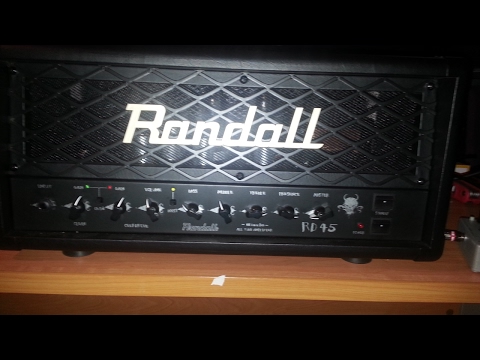 Amplificador Randall RD45H Red - Potência e Qualidade Sonora