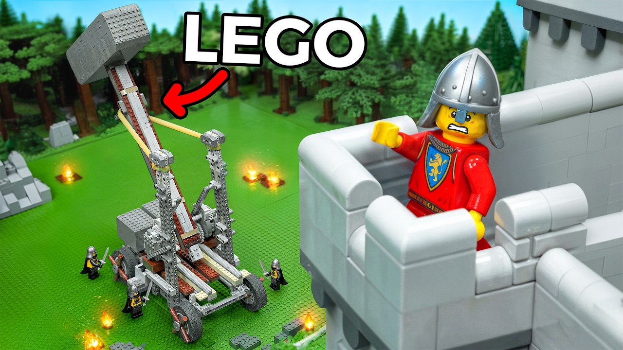 LEGO Siege Weapons vs. Castle!